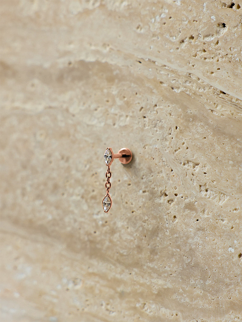 ICRUSH - Graceful Drop Titanium Piercing | ICRUSH