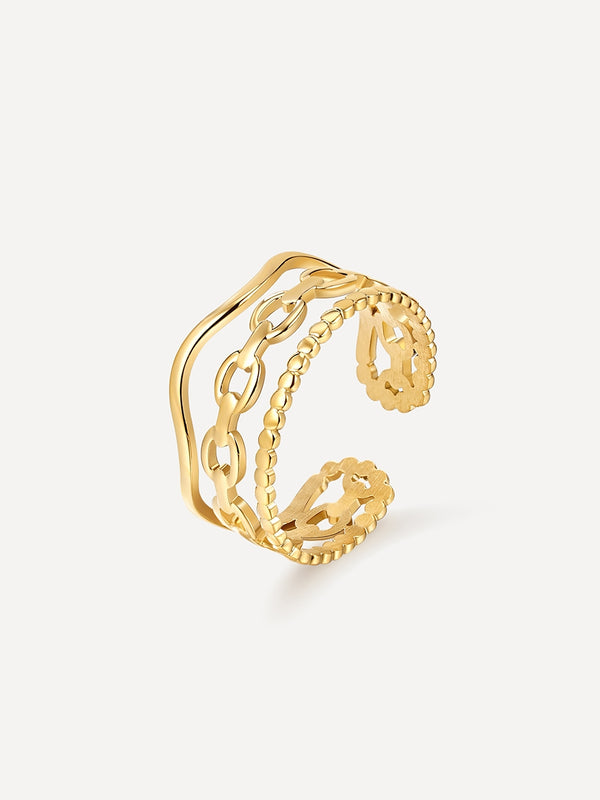 More is Less Ring Gold | ICRUSH