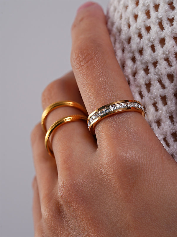 Single Glow Ring Gold - 54 | ICRUSH