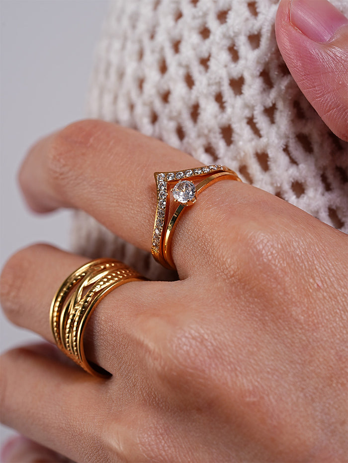 Precious Glow Ring Gold - 54 | ICRUSH